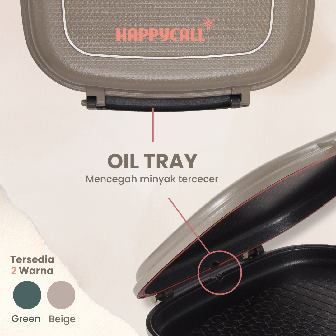 Happycall Impact Graphene Double Pan - Beige - Happycall Indonesia