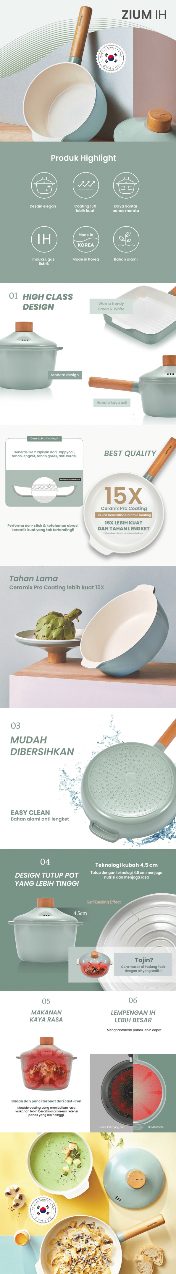 Happycall Zium Pot - 18 Cm - Happycall Indonesia